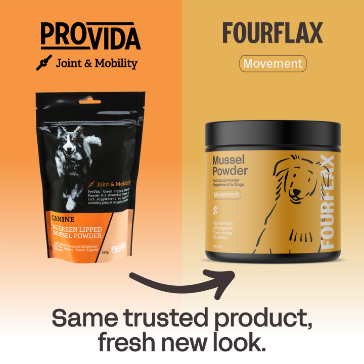 Canine Mussel Powder - NZ Green Lipped Mussel Powder for Dogs – Fourflax