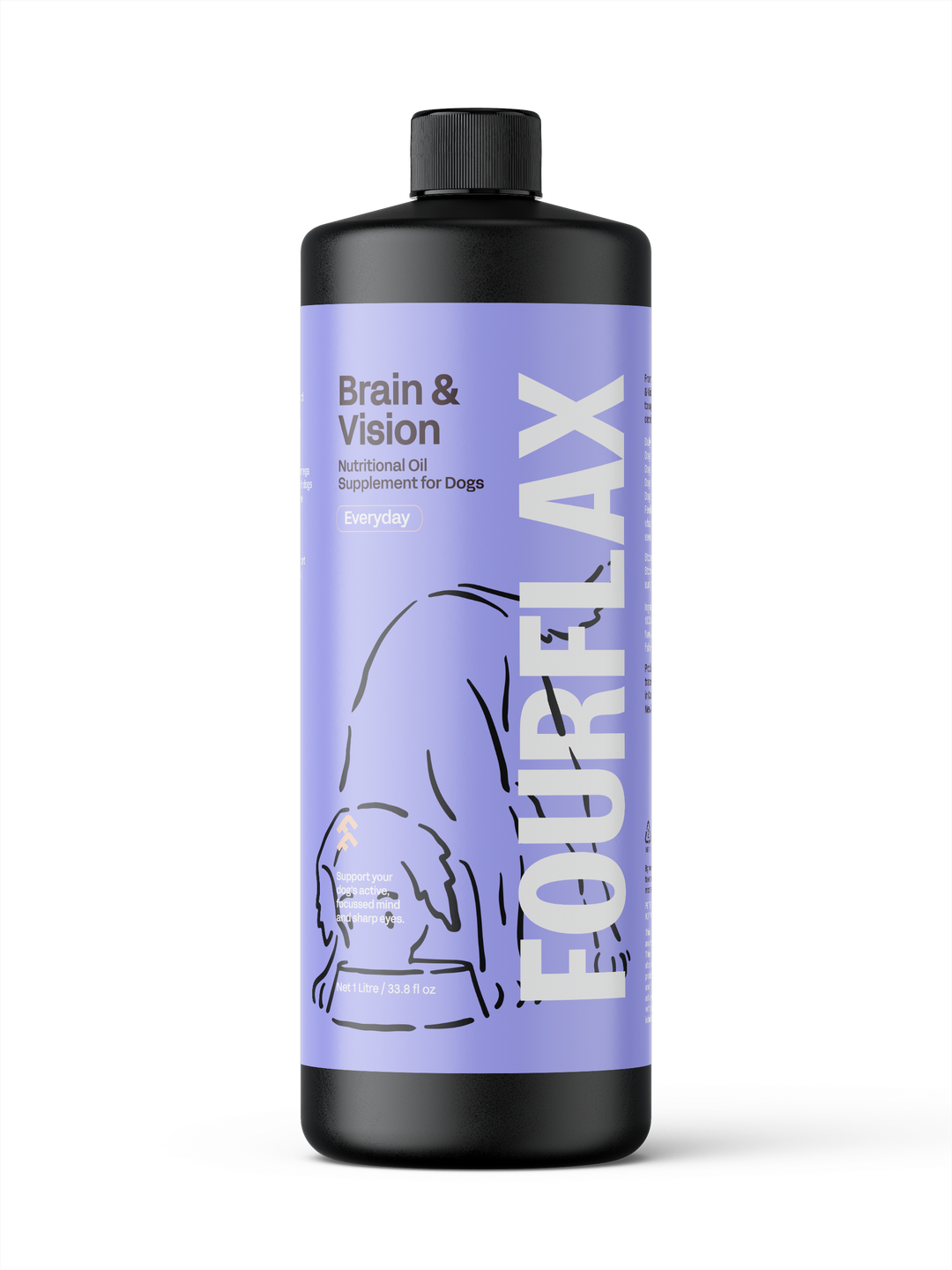 Canine Brain & Vision - Fish & Flax Oil for Dogs – Fourflax